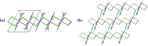 View Of The 1d Coordination Polymer Along The A‐direction Upper And