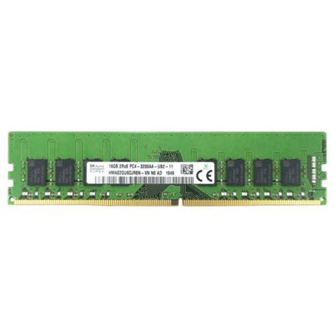 Sk Hynix 16gb 1x16gb Pc4 25600 Ddr4 3200 Dimm Memory Hma82gu6djr8n