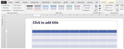 Copying Data Into PowerPoint Tables SmileTemplates