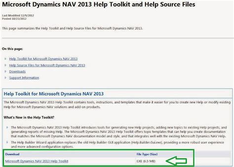 nav 2013 r2 help toolkit download