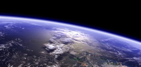 Horizon How High Must One Be For The Curvature Of The Earth To Be Visible To The Eye Earth