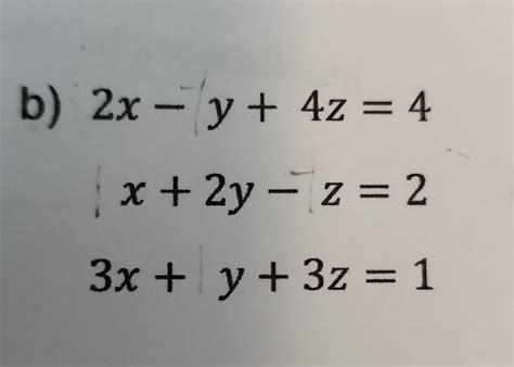Solved Solve The System State If It Is An Inconsistent