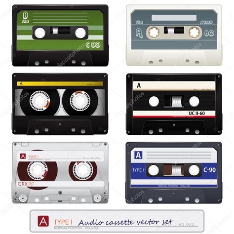 Vector Audio Cassettes — Stock Vector © Gladcov 5236651