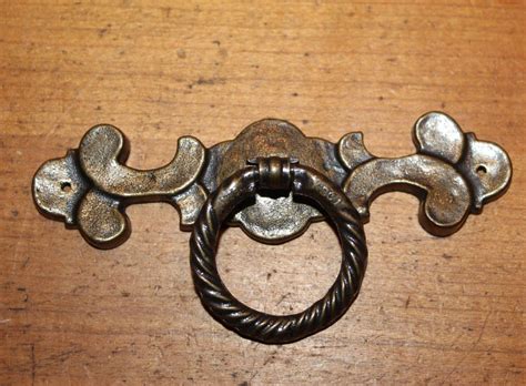 Vintage Belwith Antique Brass Dresser Drawer Pull Handle Gg 7 Etsy