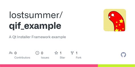 GitHub Lostsummer Qif Example A Qt Installer Framework Example