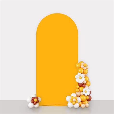2x5ft Gold Wedding Arch Cover Spandex Fitted Wedding Arch Stand Covers