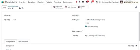 How To Manage Bills Of Materials Bom In Odoo 17 Manufacturing App