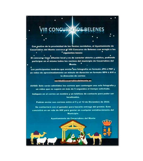 VIII CONCURSO DE BELENES Ayuntamiento Casarrubios Del Monte