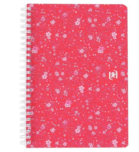 Oxford Notebook Floral Squared A5 Assorted