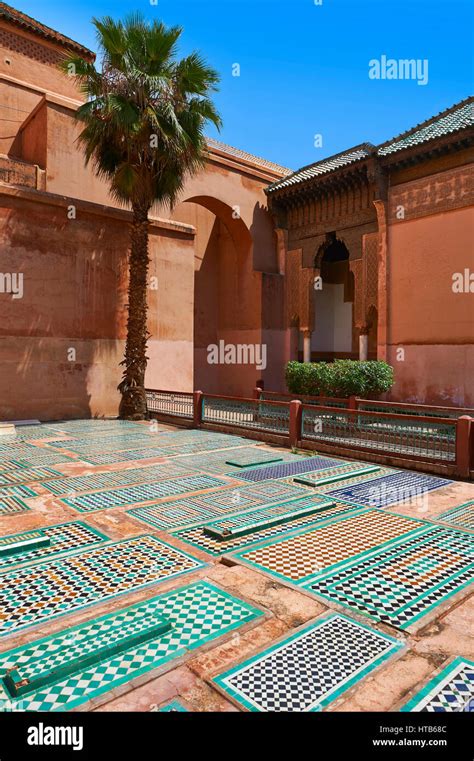 The Arabesque Graves Of The Saadian Tombs The 16th Century Mausoleum Of