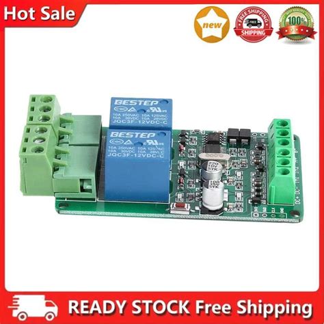 modbus rtu 2 way 12v relay module switch 2 way relay output rs485