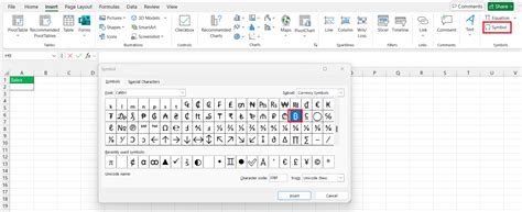How To Insert Different Currency Symbols In Excel Dollar Pound And More MyExcelOnline