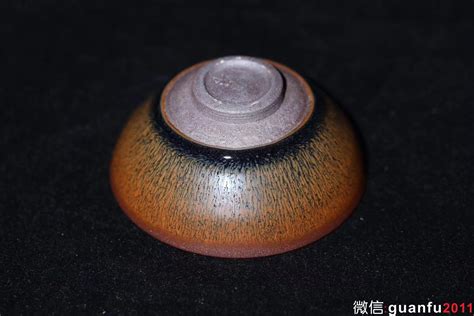 把盏堂 郑渗添l老师 手作 柴烧金兔毫 观复建盏