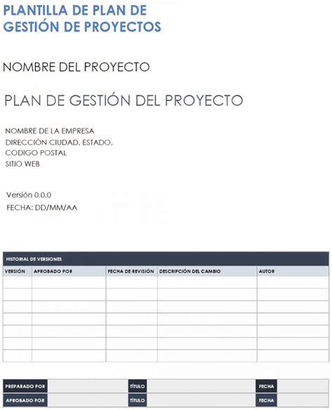 Plantillas Gratuitas De Gestión De Proyectos En Pdf Smartsheet