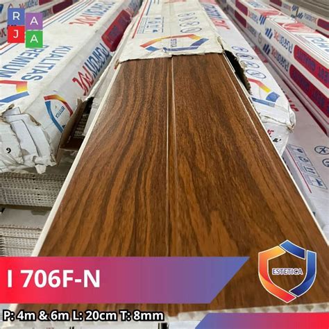 Jual Plafon Pvc Putih Polos Motif Kayu Ceiling Merk Tiger Anti Jamur