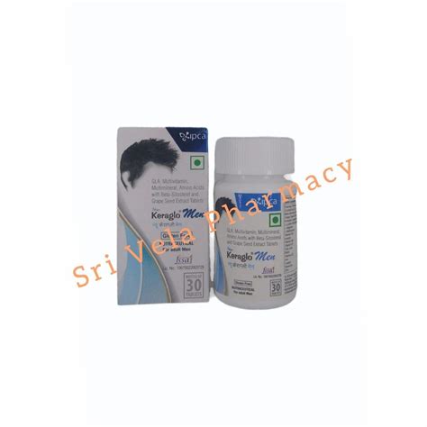 Hair Growth Medicine Keraglo Men Tablet 30s Retailer From Madurai