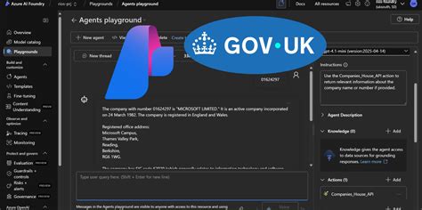 Integrating Companies House With Azure Ai Agent In Foundry Using