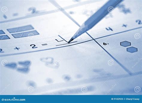 Elementary Arthimetic Stock Image Image Of Learn Assignment 9102925