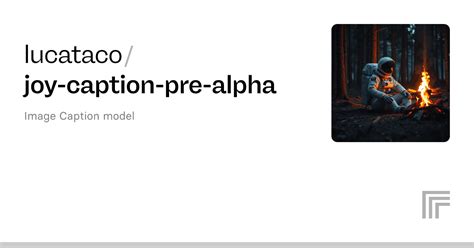 Lucatacojoy Caption Pre Alpha Run With An Api On Replicate