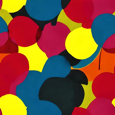 Bold Primary Color Dots In Illustration · Creative Fabrica