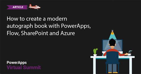 creating an autograph book with powerapps flow sharepoint and azure