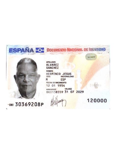 Documento Nacional De Identidad Pdf