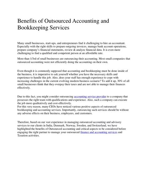 Ppt Outsourced Accounting And Bookkeeping Services Powerpoint