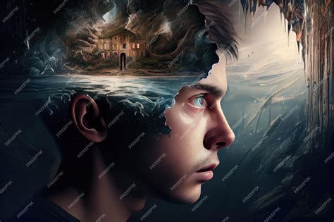 Premium Ai Image Person Lost In Their Own World Of Hallucinations And