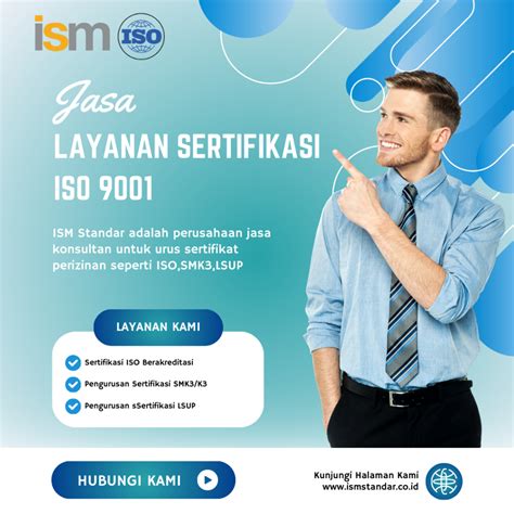 Jasa Layanan Sertifikasi Iso 9001 Ism Standar
