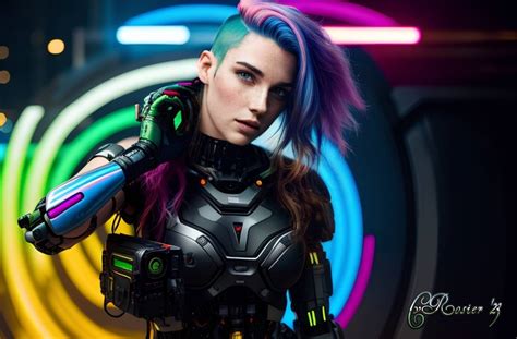 Cyberpunk Warrior Girl I By Vance1976 On Deviantart