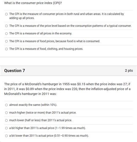 Solved What Is The Consumer Price Index CPI The CPI Is Chegg Com
