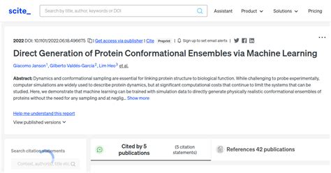 Direct Generation Of Protein Conformational Ensembles Via Machine Learning