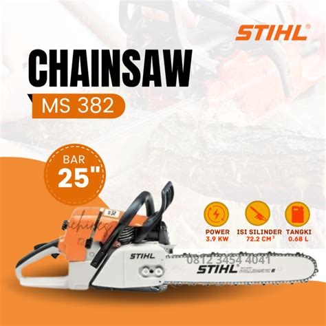 STIHL Senso MS 382 Chainsaw MS 382 25 Stihl Lazada Indonesia