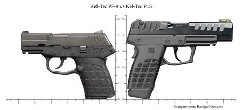 Kel Tec Pf 9 Vs Kel Tec P15 Size Comparison Handgun Hero