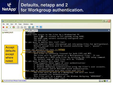 Ppt Installing Vmware And The Data Ontap Simulator Powerpoint