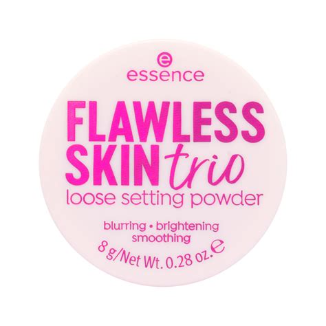 Пудра для лица `ESSENCE` FLAWLESS SKIN Trio рассыпчатая трехцветная тон ...
