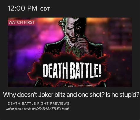 The Joker Vs Junko Enoshima Fight Previews Rdeathbattlematchups