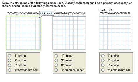 Solved Draw The Structures Of The Following Compounds