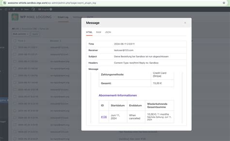 WooCommerce Subscriptions Email Table Is Not Translated WPML