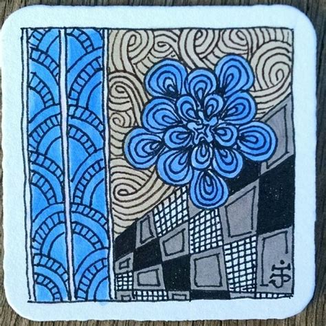 Bijou For Swap In ZATCS Sept 2015 Julie Beland Zentangle ZIA