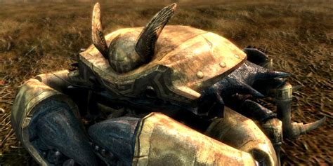 Двемерский грязевой краб в доспехах творение The Elder Scrolls Wiki