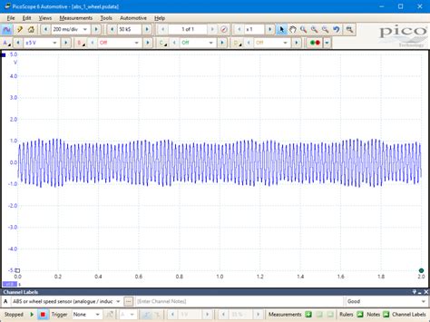 Abs Wheel Speed Sensor Inductive Voltage