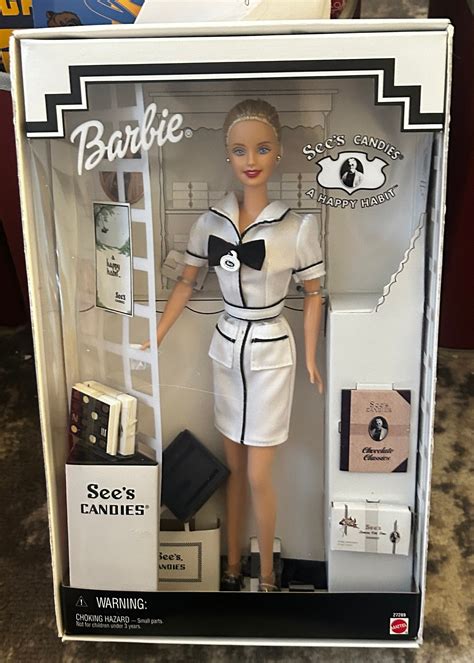 Sees Candies Barbie A Happy Habit First Job Doll Etsy