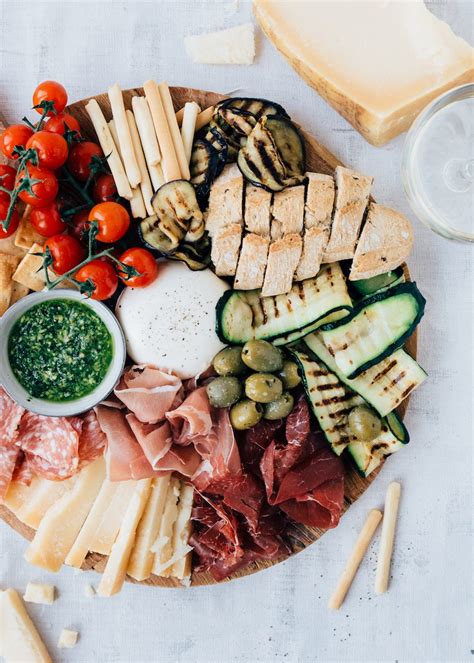 Antipasti Plank Italiaanse Voorgerechtjes Uit Paulines Keuken