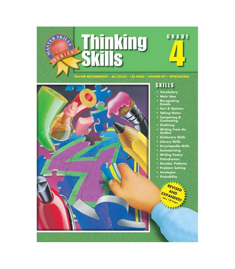 Thinking Skills Workbook Grade 4 Carson Dellosa Publishing