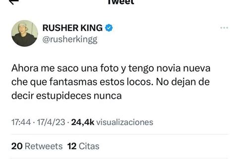 Rusherking Habl De Las Versiones De Un Nuevo Romance No Dejan De Decir Estupideces Caras