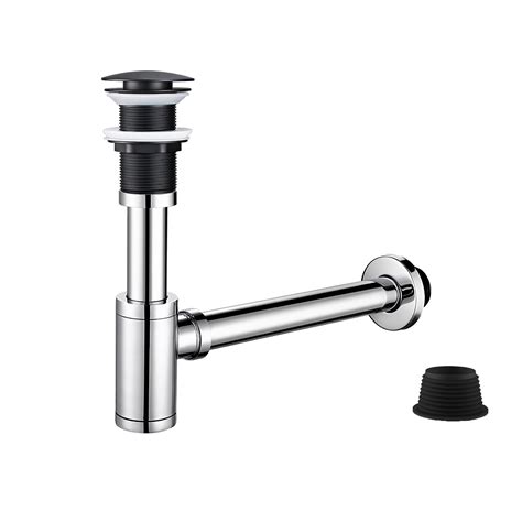 Buy Goambuysink Siphon Drain Fitting Pop Up Drain Valve Drain Overflow Siphon Universal For