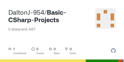 Github Daltonj 954basic Csharp Projects C Sharp And Net