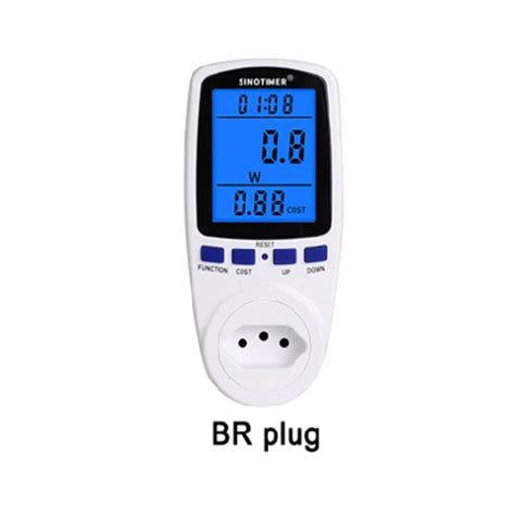 Power Meter Plug Lcd Display 7 Display Mode Wattme Grandado