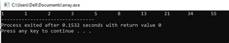 C Program To Display Fibonacci Series Computer For SEE And NEB